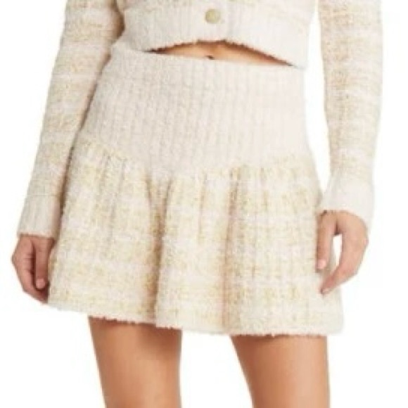 LoveShackFancy | Skirts | Loveshackfancy Bibi Skirt Cream Puff Pink ...